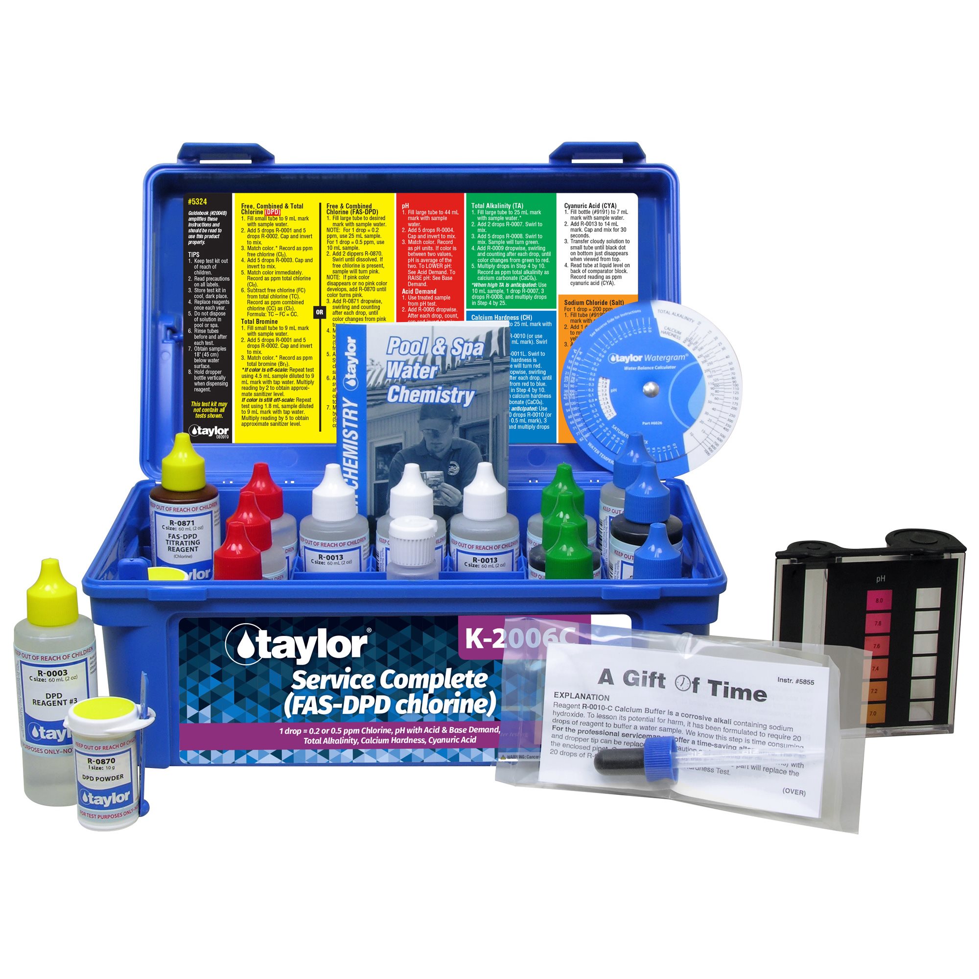 Taylor Service Complete FAS-DPD Test Kit - Chlorine K-2006C