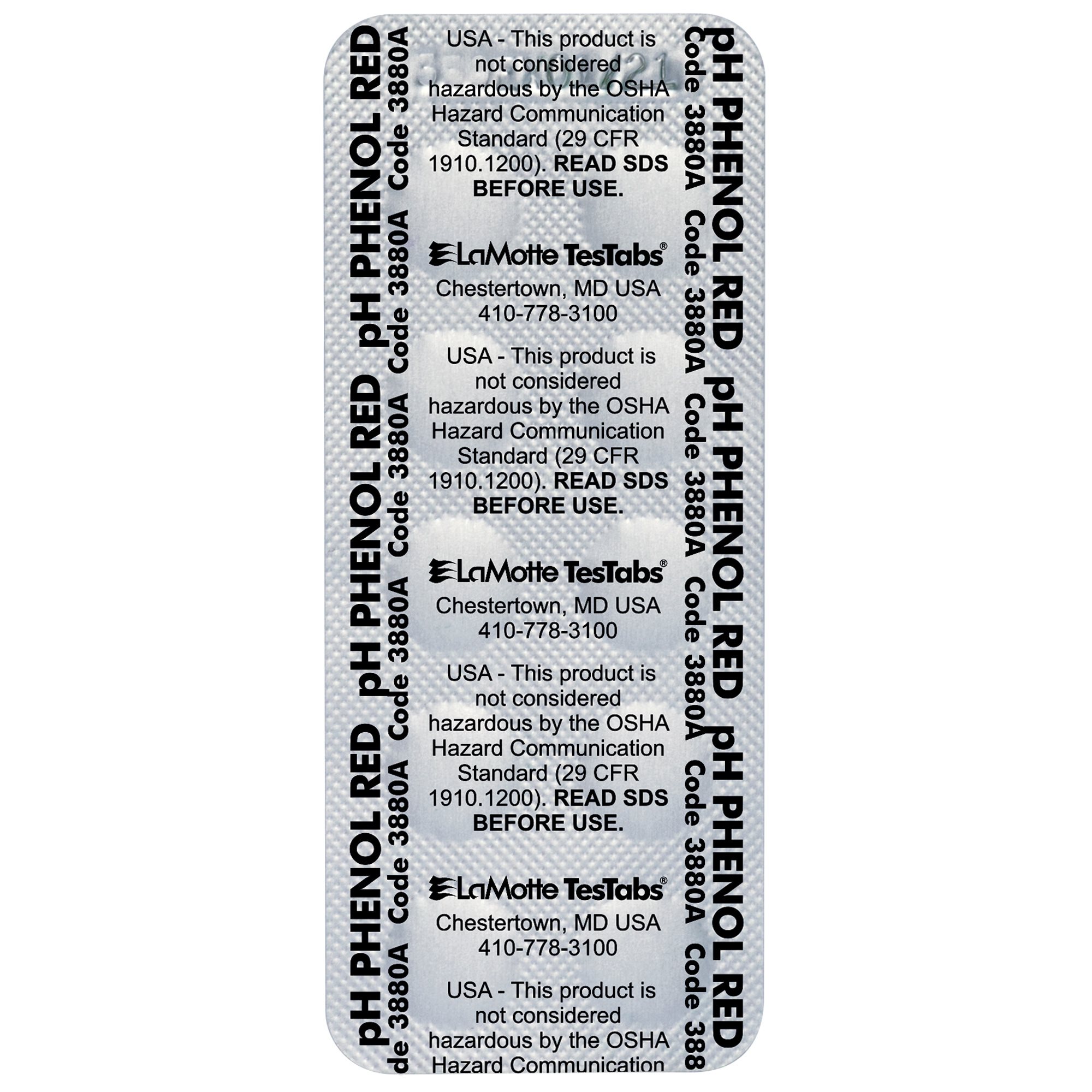 LaMotte Instrument Grade Tablet Reagents