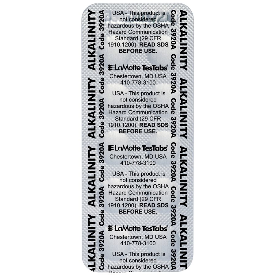 LaMotte Visual Grade Tablet Reagents