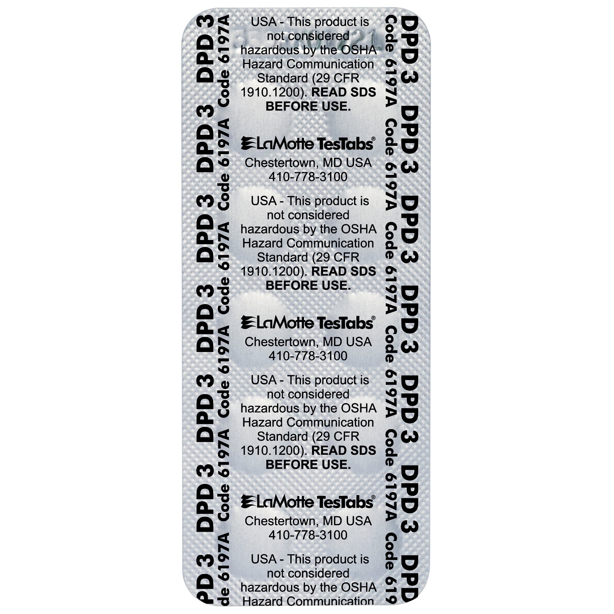 LaMotte Instrument Grade Tablet Reagents