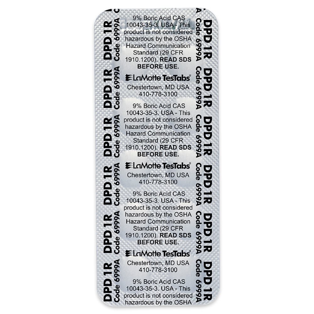 LaMotte Visual Grade Tablet Reagents