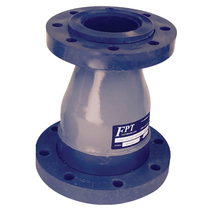 Concentric Reducer, FRP / PVC, 8" X 6"
