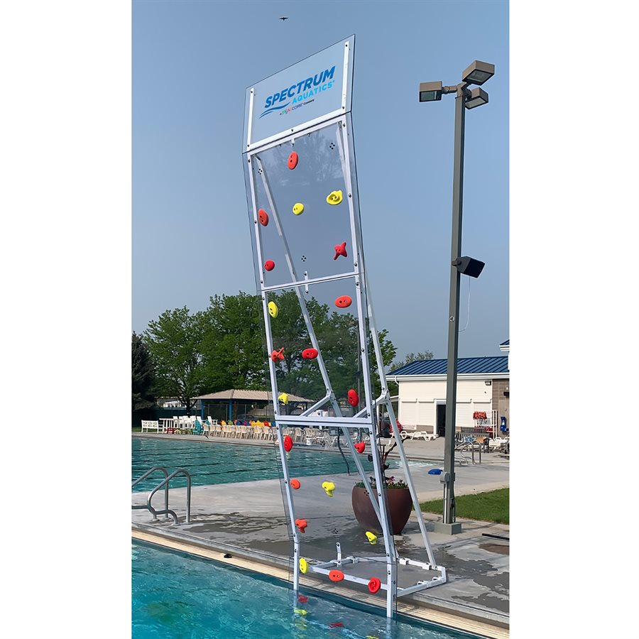 Spectrum Kersplash Challenger Climbing Wall Section, Crystal Clear, 4 ...