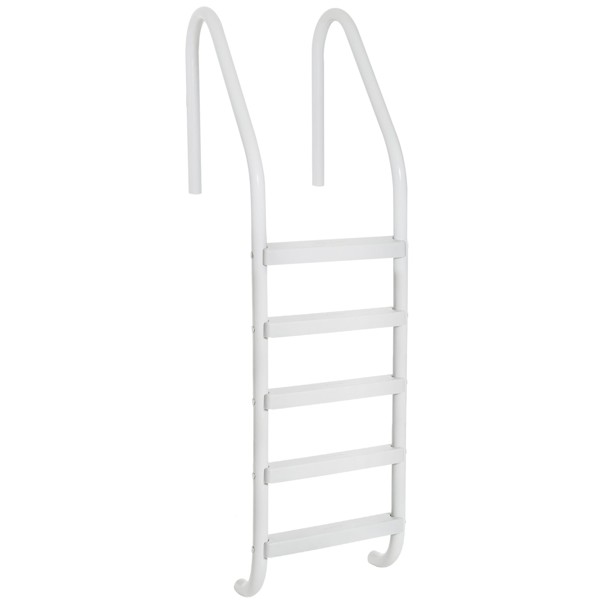 Premium Plus Series Ladder 5-Step, 24" Width, White