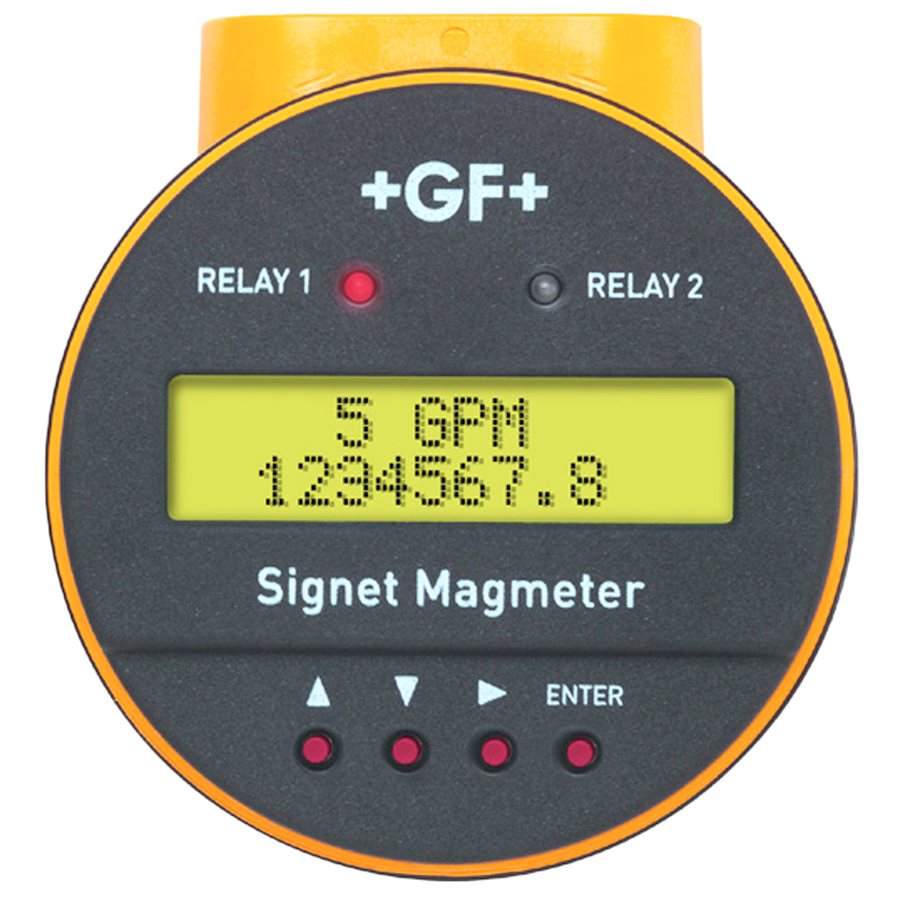Signet 3-2551-P0-22 Magmeter Flow Sensor with Display, for pipe sizes ...