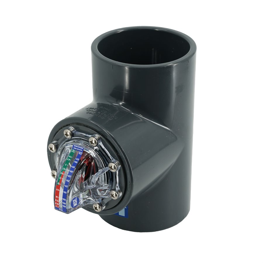 FlowVis Flow Meter 4" with Tee