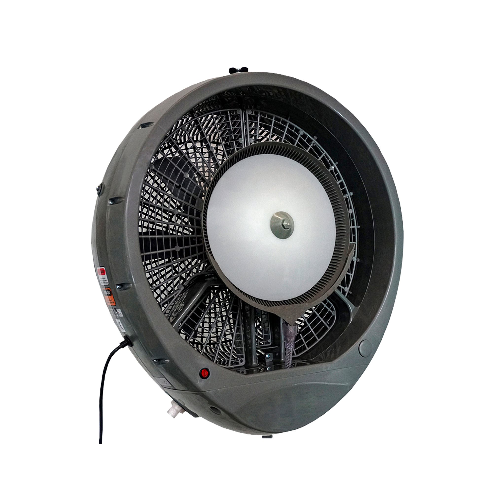 EcoJet Hurricane Wall Mount Misting Fan, Gray