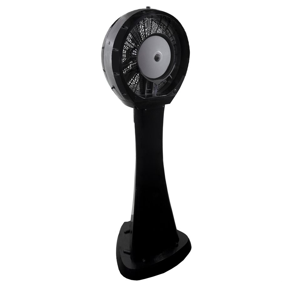 EcoJet Hurricane Portable Misting Fan, 26 Gallon Reservoir, Black