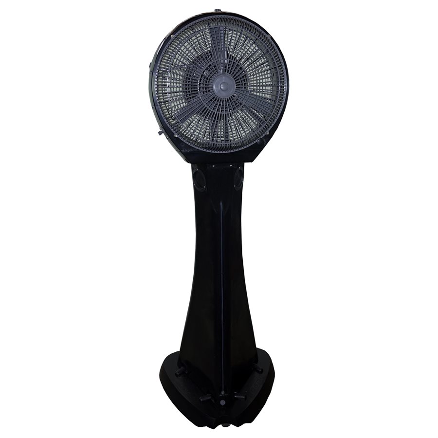 EcoJet Hurricane Portable Misting Fan, 26 Gallon Reservoir, Black