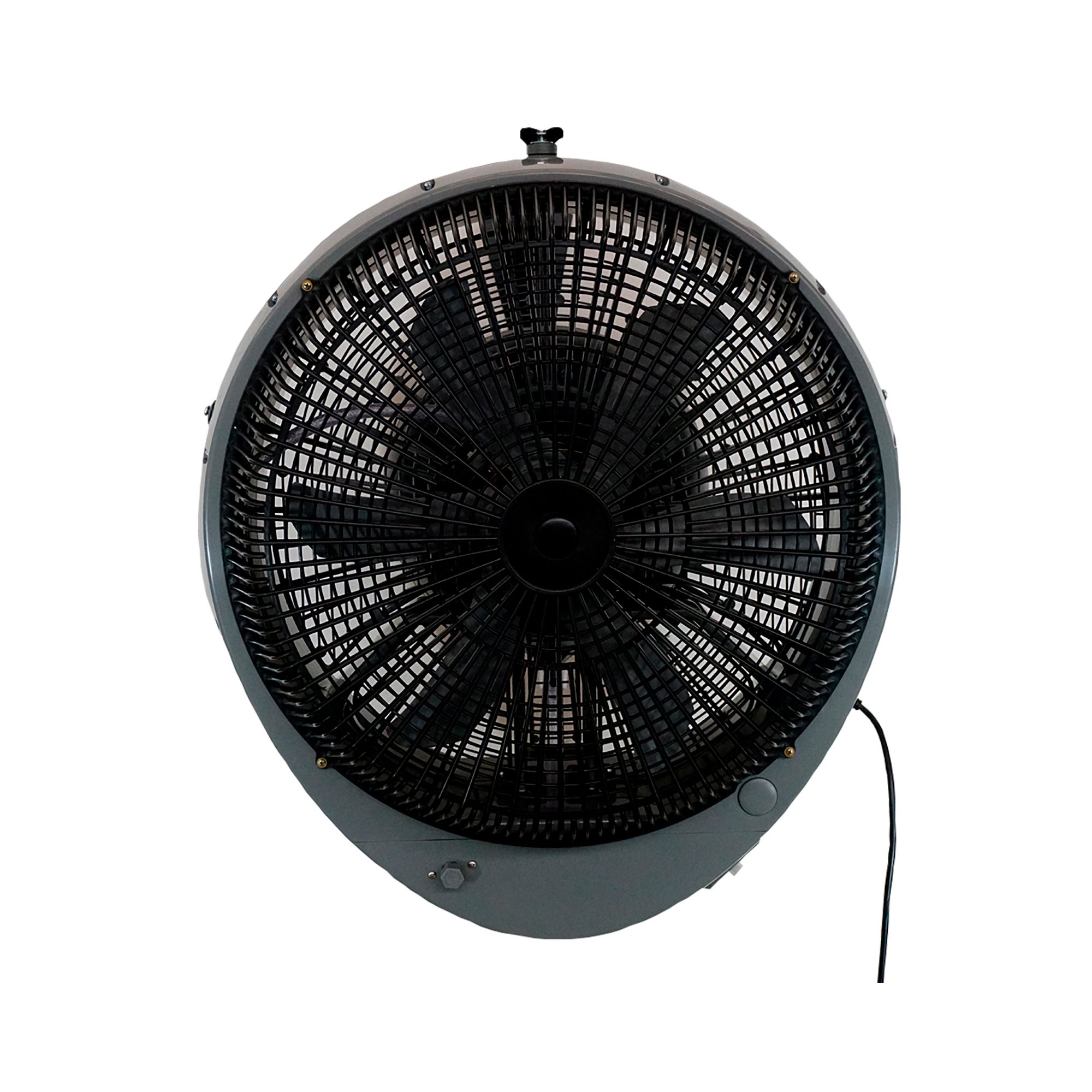 EcoJet Tornado Wall Mount Misting Fan, Gray