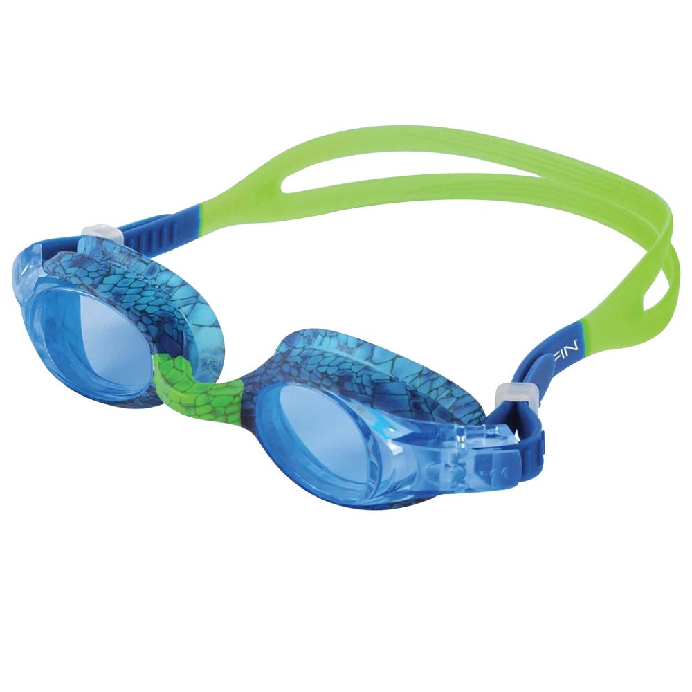 Dolfin Flipper Fierce Junior Goggle, Blusaurus Green