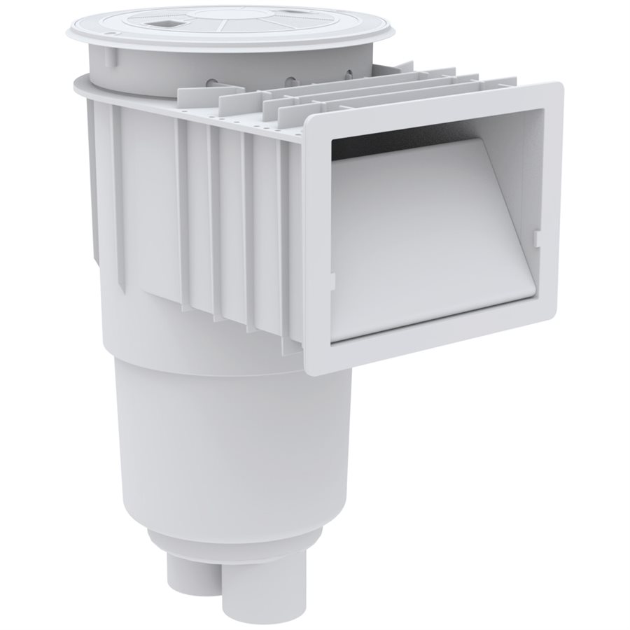 AquaStar FlowStar Skimmer, Flush Face, White