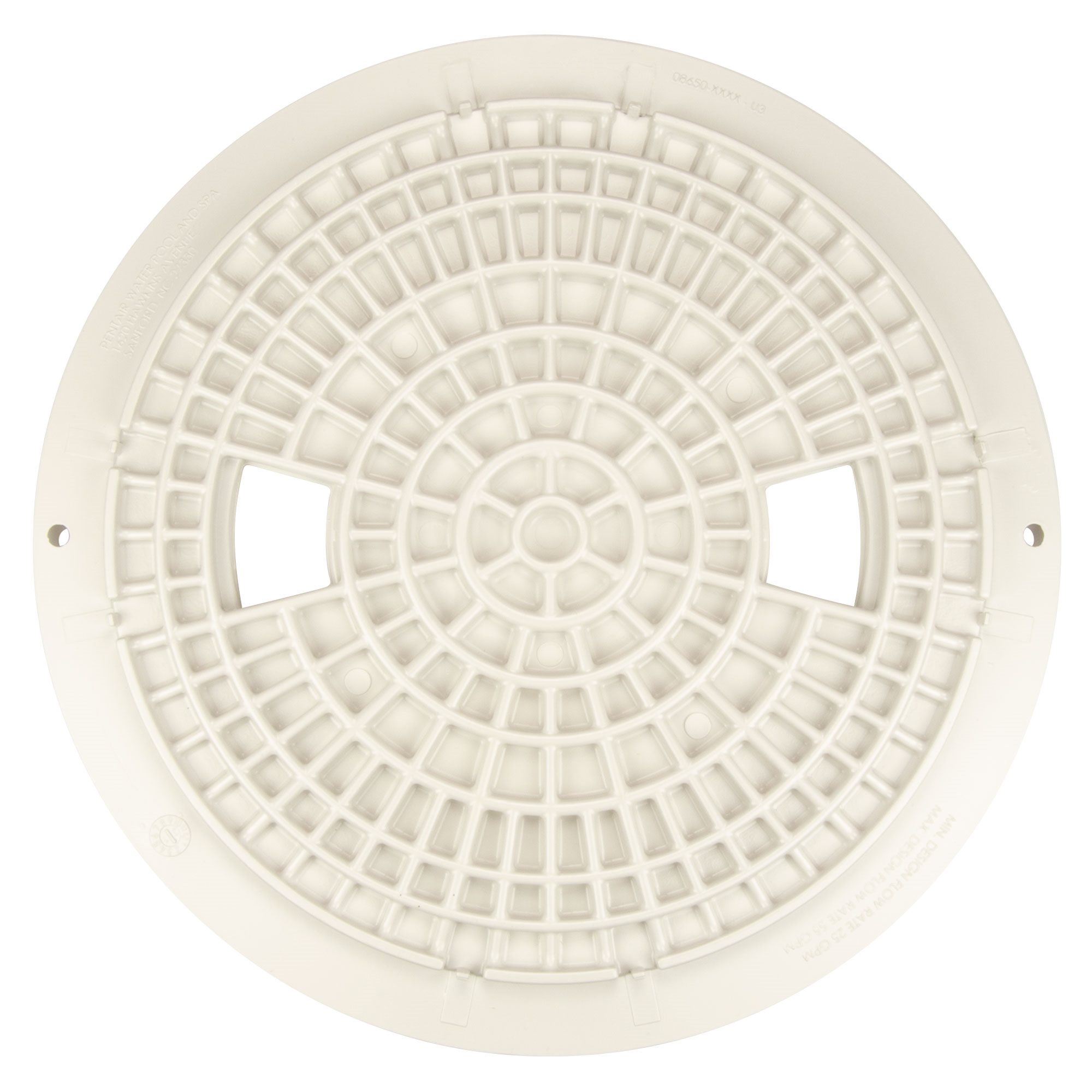 Sta-Rite U-3 Skimmer Parts, 08650-0058 Lid Only (White)