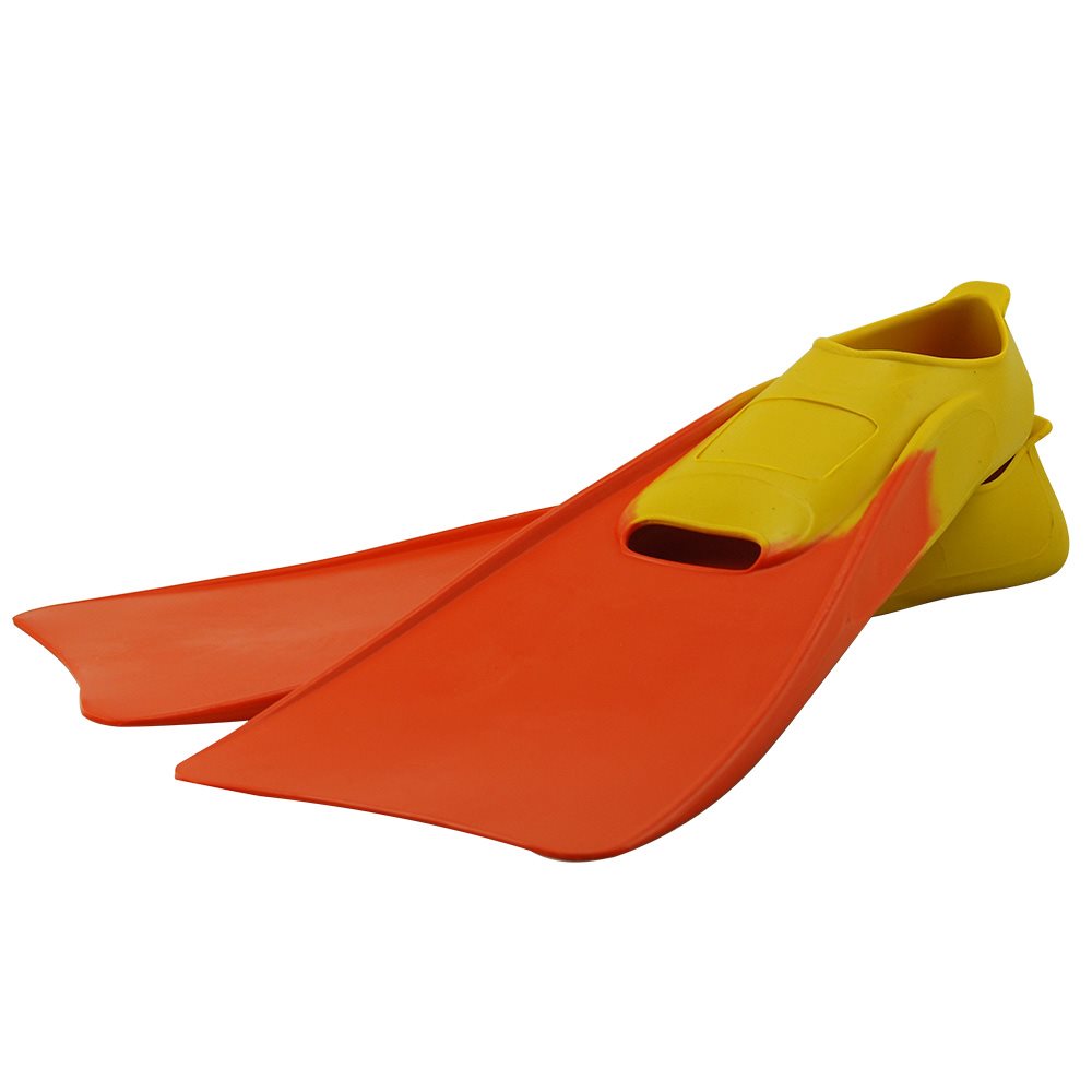 Rubber Fins, Color Coded, Orange 1-3
