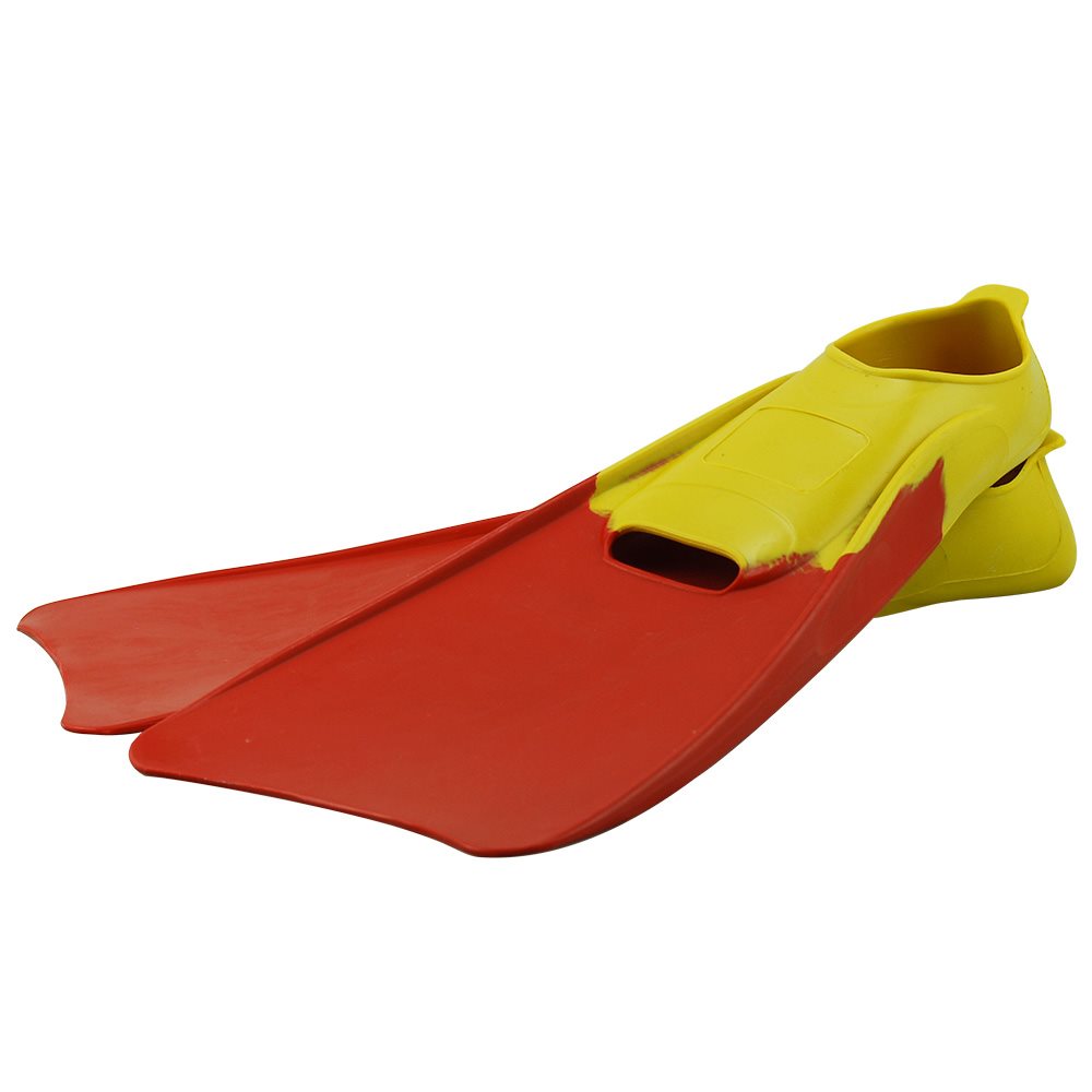 Rubber Fins, Color Coded, Red 3-5