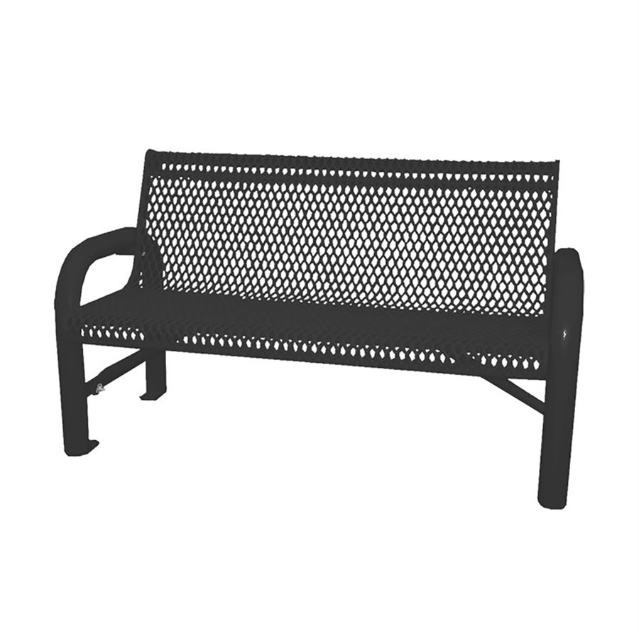 Premier Polysteel Grand Contour Bench, 4 ft, with Backrest, Free ...